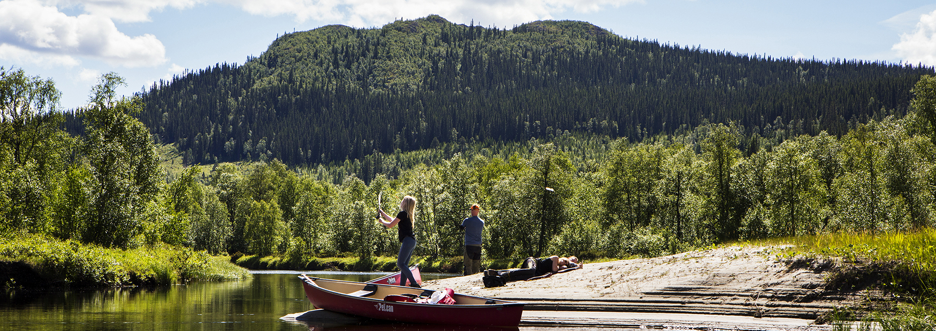 Paddla kanot i fjällen | Hyr kanot